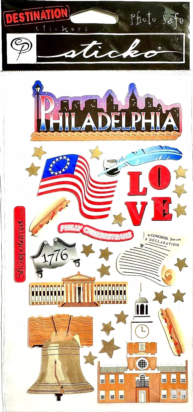 Sticko Philadelphia Destination Stickers | Michaels
