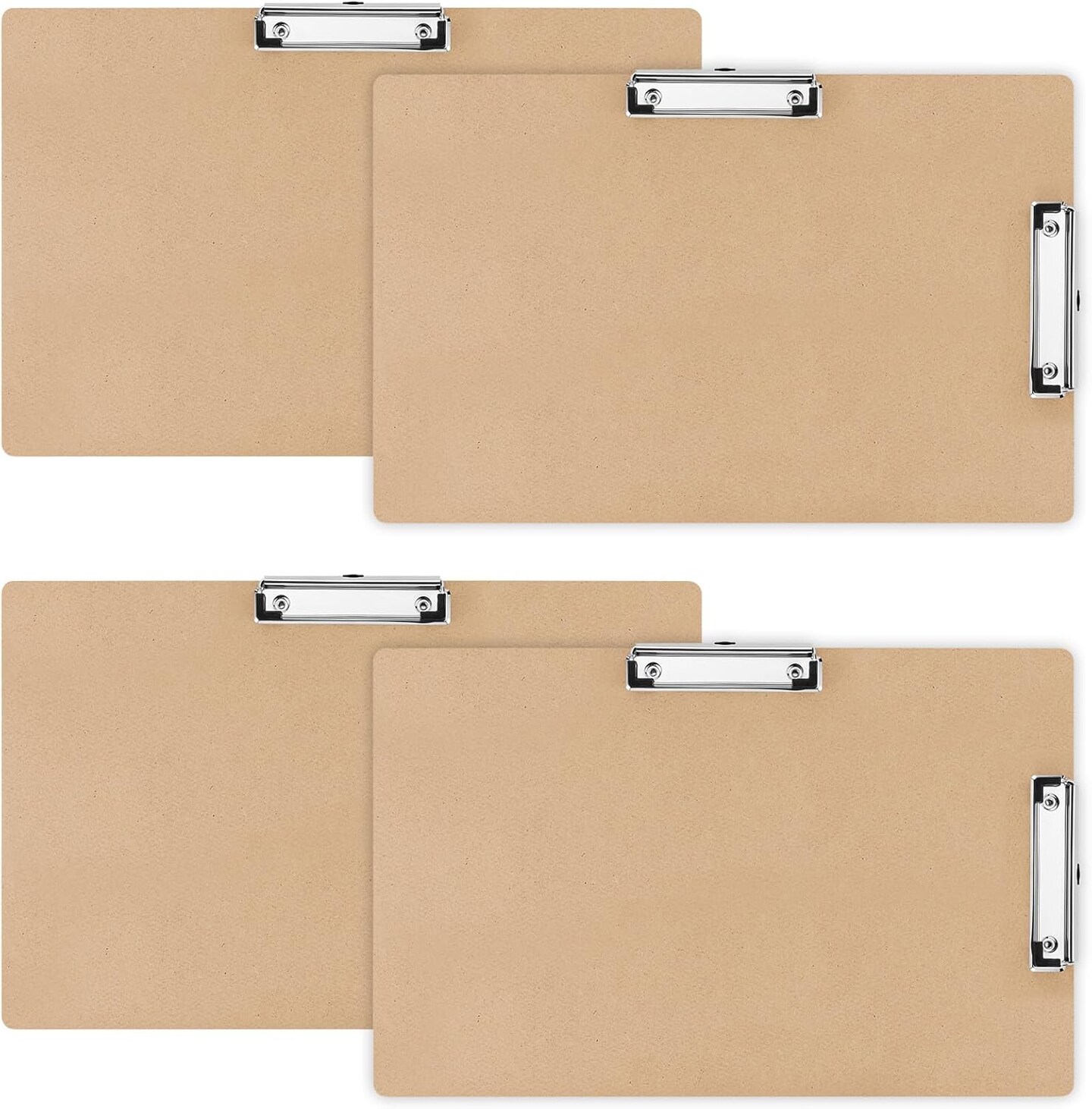 4-Pack 11×17 Wooden Lap Clipboards – Large Hardboard Drawing Boards for ...