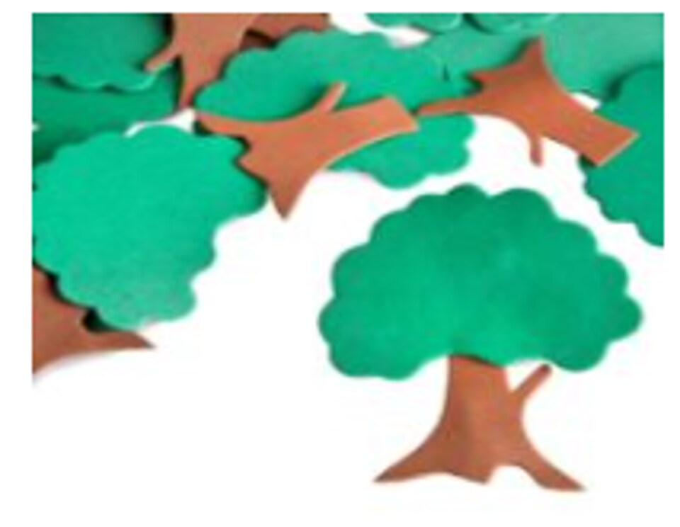 DIY Foam Trees Craft Kit – 20 Sets, 2.75" Mini Foam Trees for Holiday ...