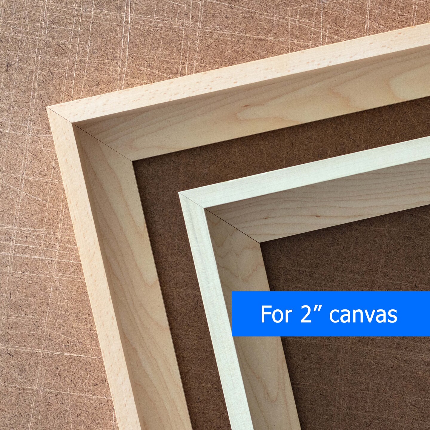 Large floating frame | Frame for 2" deep canvas | Frame for large ...