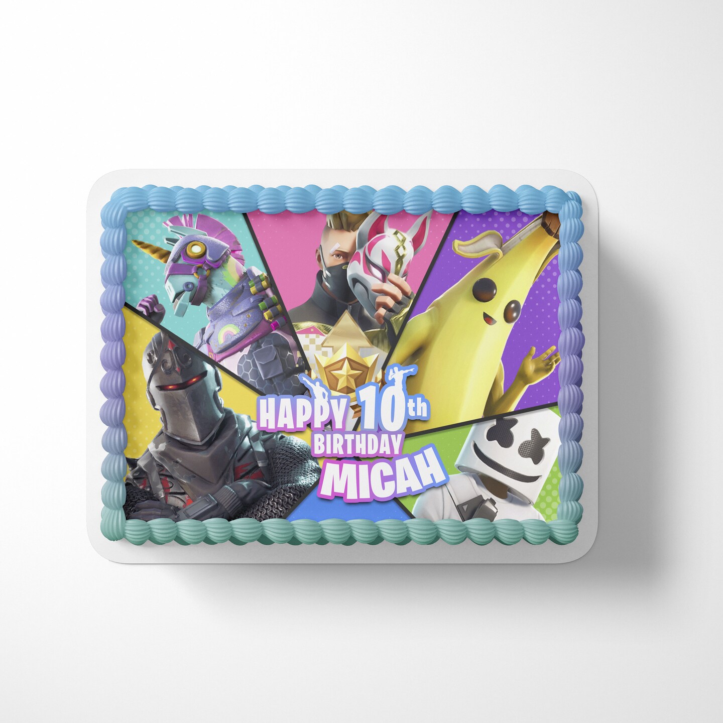 Battle Royal Gamers Style Edible Cake Image Topper Birthday Cake Sheet ...
