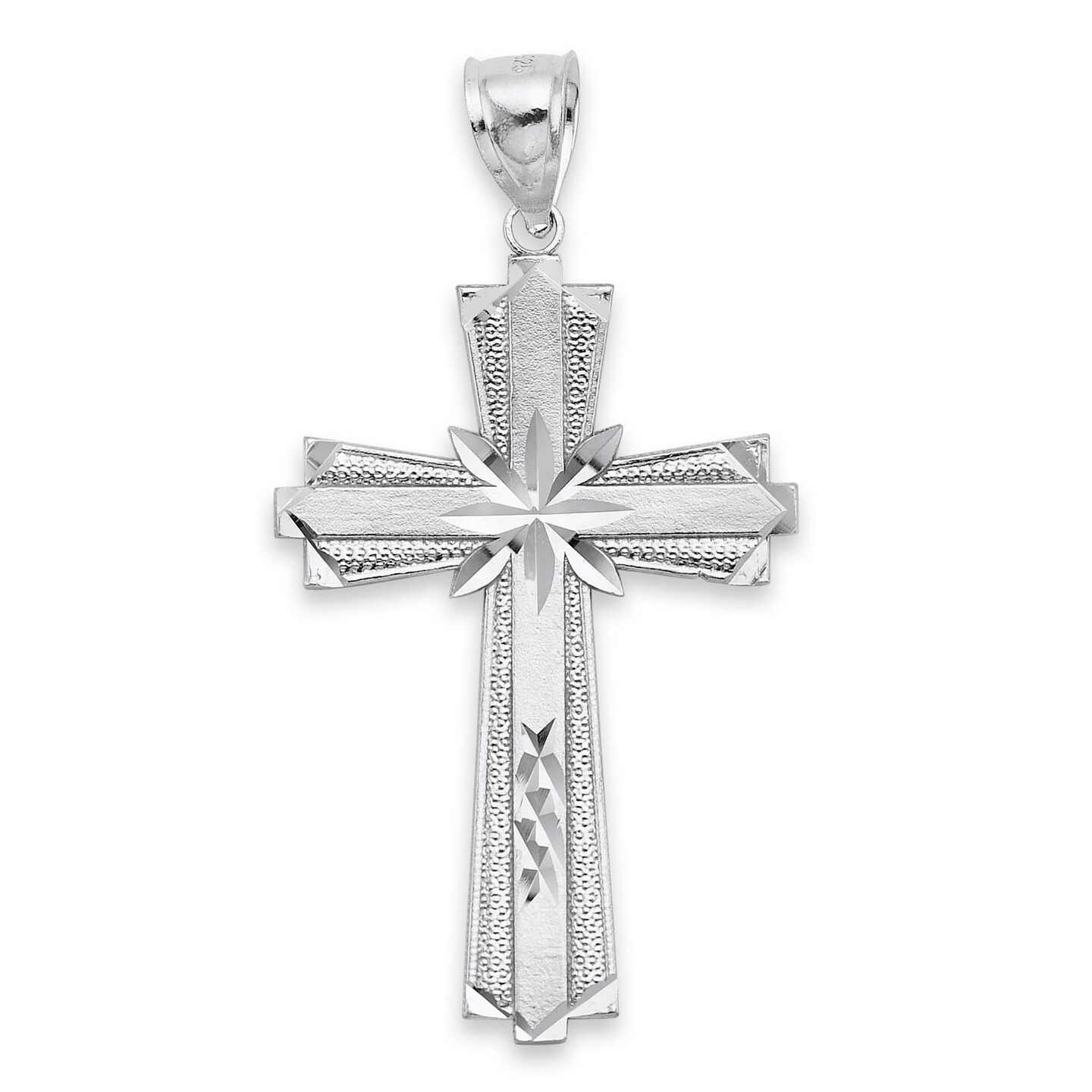 925 Sterling Silver Cross Pendant Religious Jewelry Gifts for Men MakerPlace by Michaels