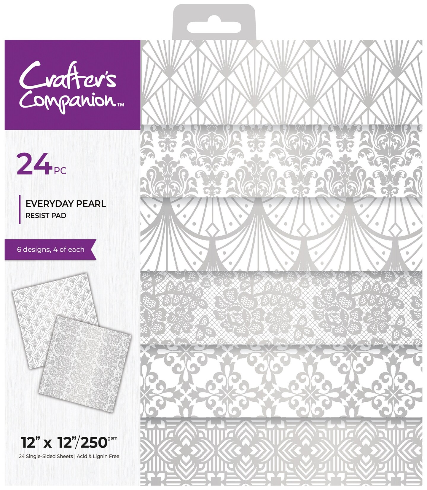 Crafter's Companion Paper Pad 12"X12"-Everyday Pearl | Michaels