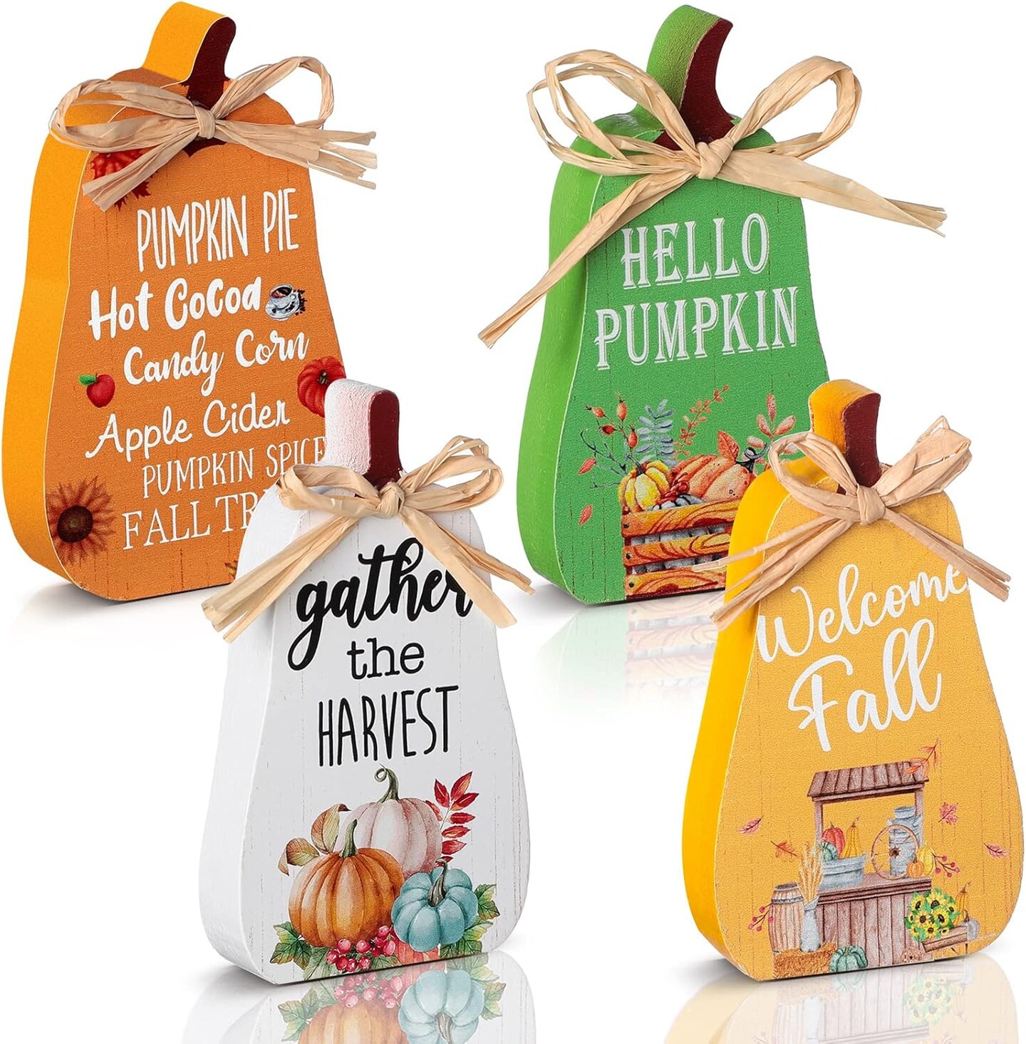 4 Pcs Fall Decorations Tiered Tray | Michaels