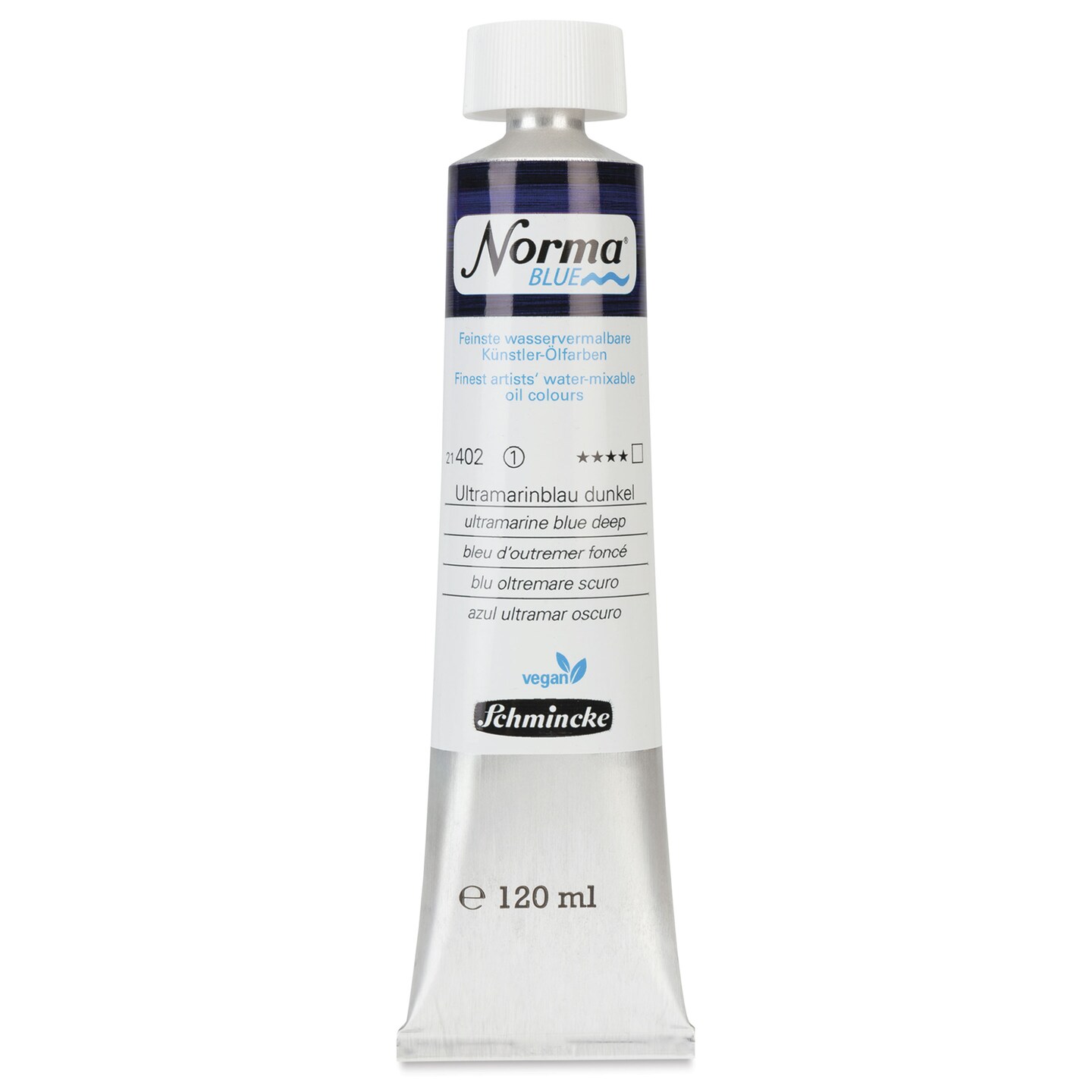 Schmincke Norma Blue Water-Mixable Oil Paint - Ultramarine Blue Deep ...