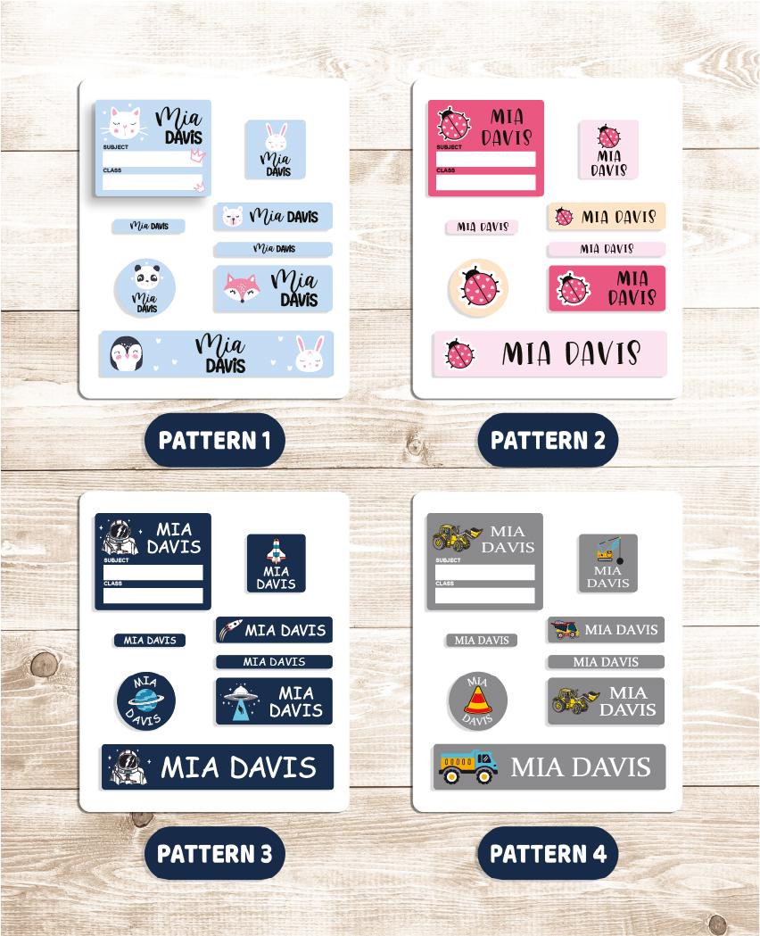 168 pieces Custom Name Stickers, Personalized Name Labels, Daycare ...