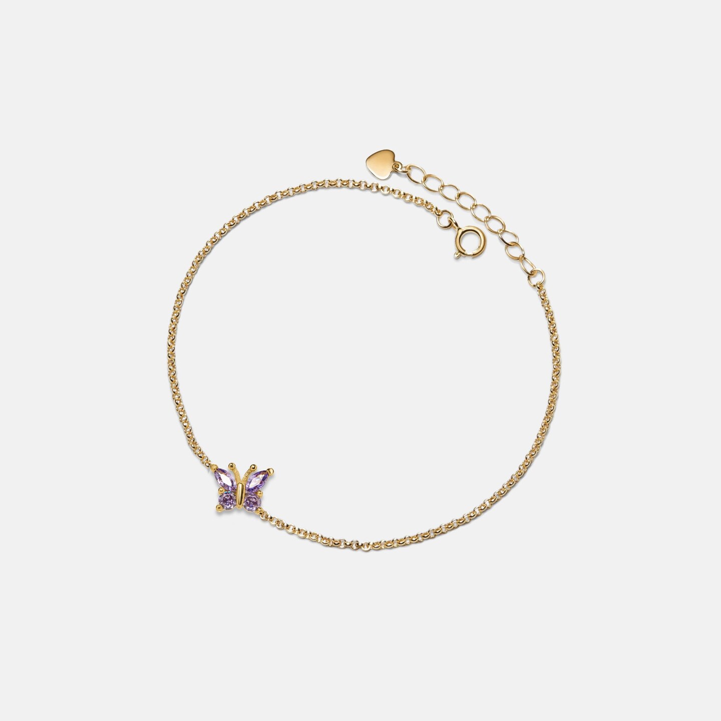 Crystal butterfly anklet store