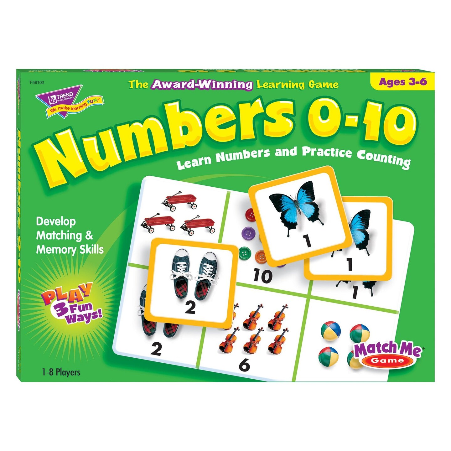 Numbers 0-10 Match Me Games | Michaels