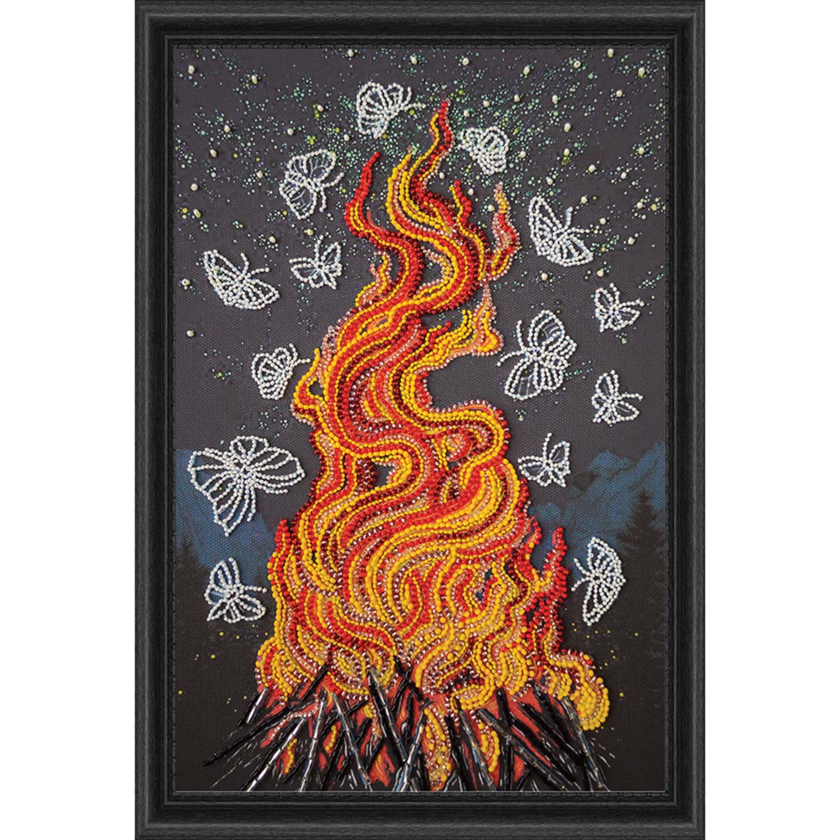 Abris Art Dancing Around the Campfire Beaded Embroidery Kit | Michaels