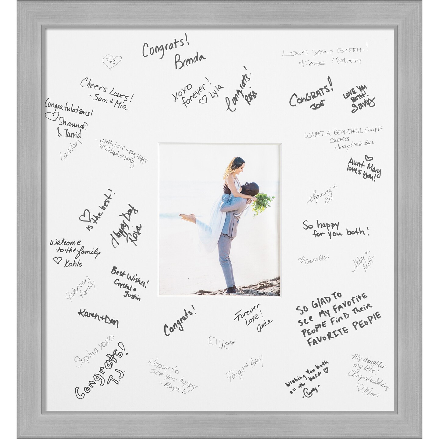 Vista Signature Mat Picture Frame, Photo Frame Wedding Guest Book ...
