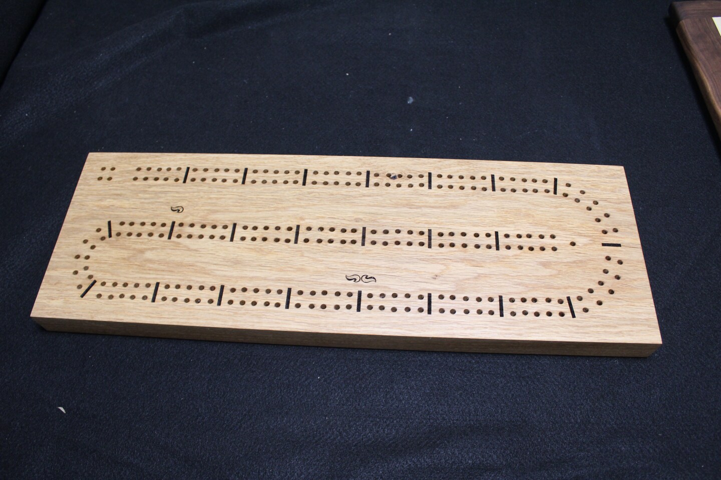 2 track XL solid white oak cribbage board | MakerPlace by Michaels