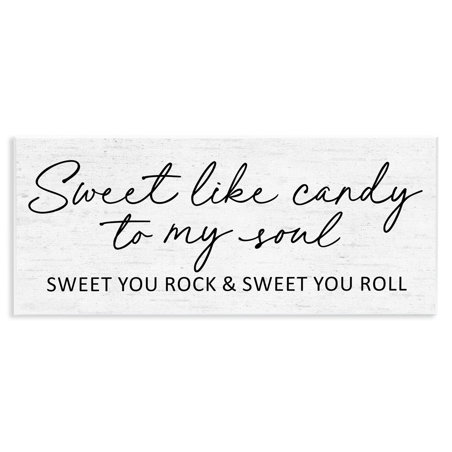 Stupell Industries Sweet Like Candy Song Lyrics Wall Plaque, design by ...