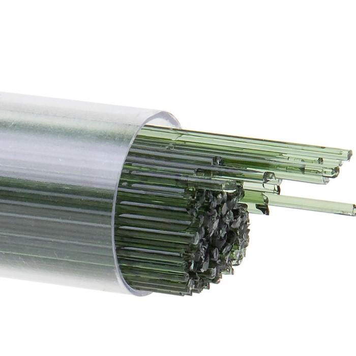 Bullseye Glass Stringers 1mm Olive Green Transparent 90 COE | Michaels