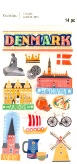 Recollections Denmark Dimensional Stickers | Michaels