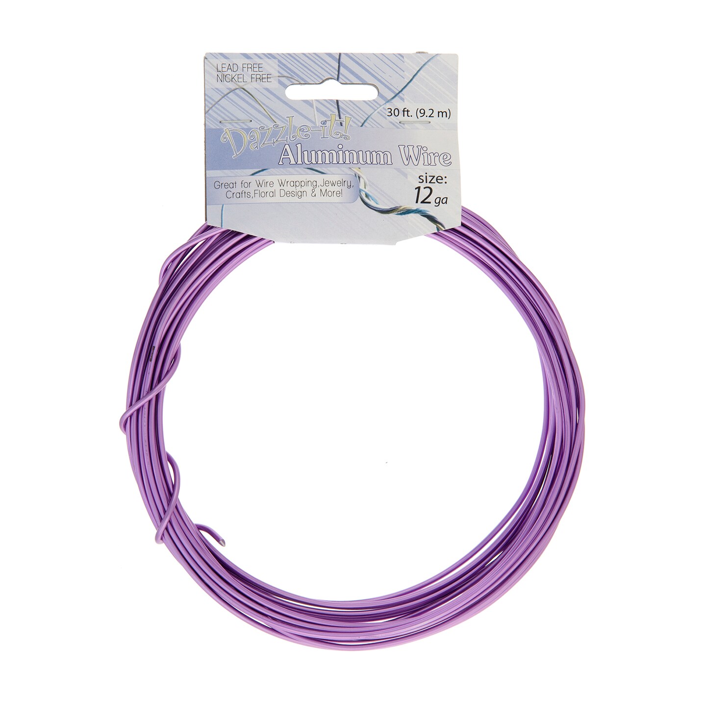 John Bead Lilac Aluminum Wire, 30ft | Michaels
