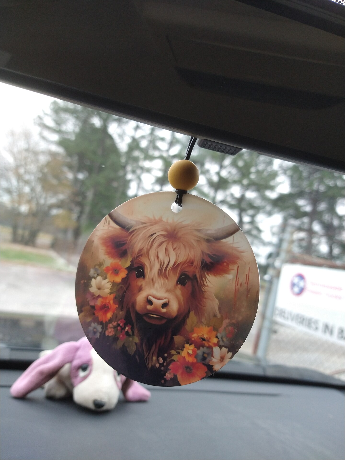 Highland Cow Car Charm | MakerPlace by Michaels
