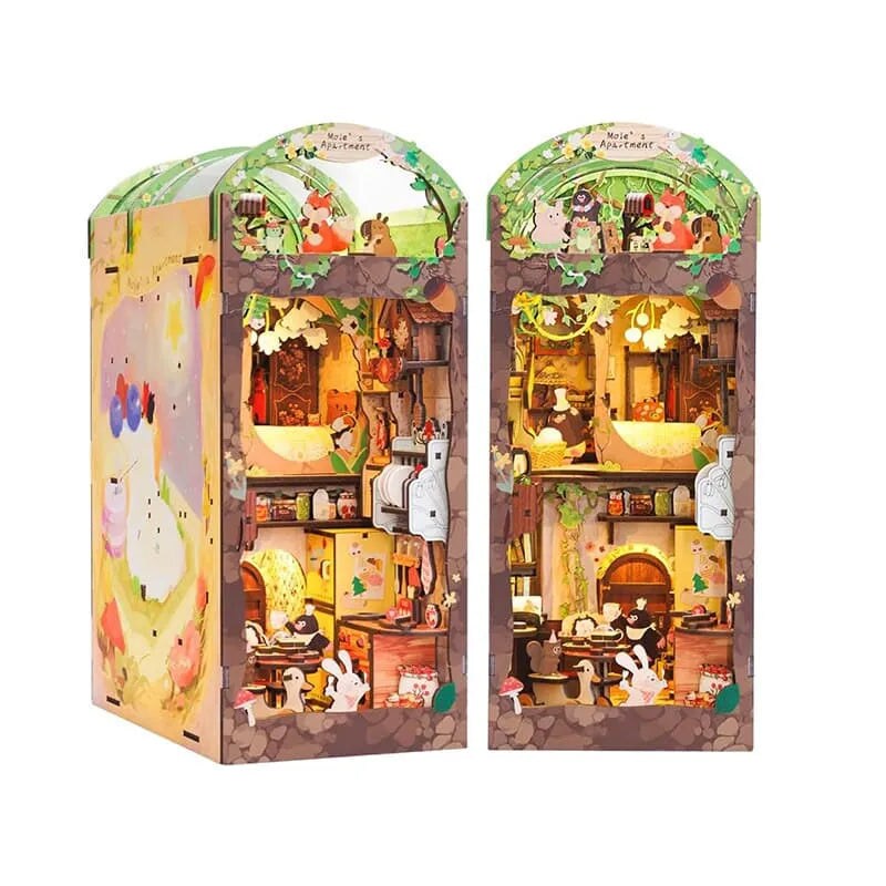 Book Nook Wizardi Miniature - Mole's Apartment Roombox Kit | Michaels