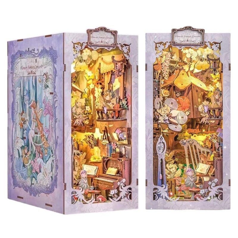 Book Nook Wizardi Miniature - Flower Forest Concert Roombox Kit | Michaels