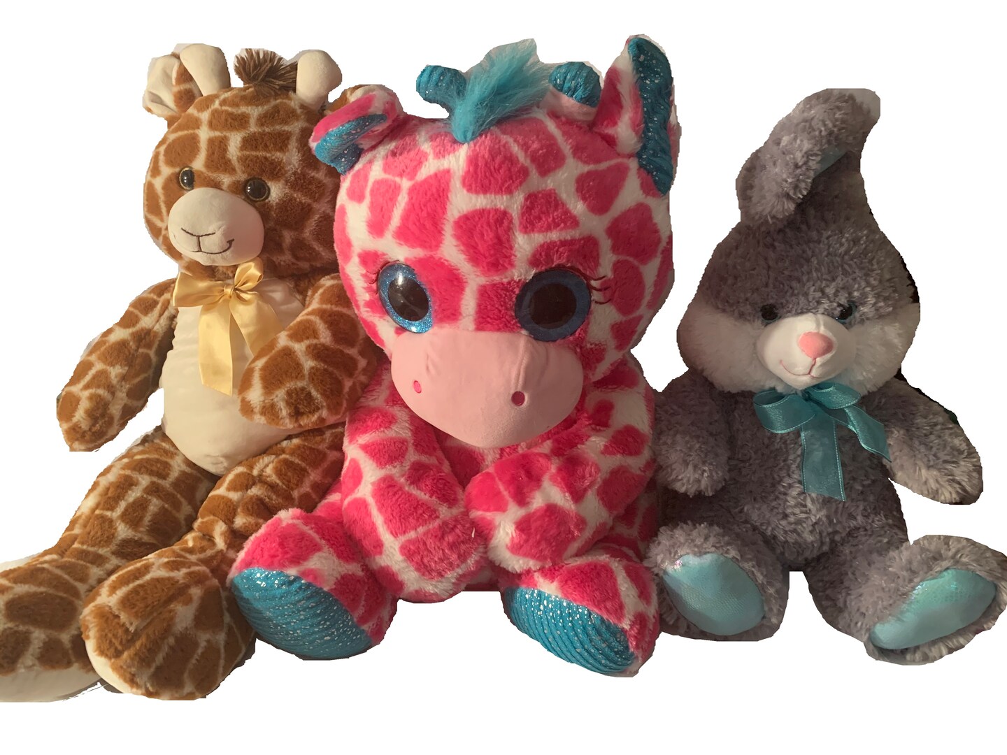 Weighted stuffed animal, Jumbo Giraffe or Bunny plush with 15 lbs ...