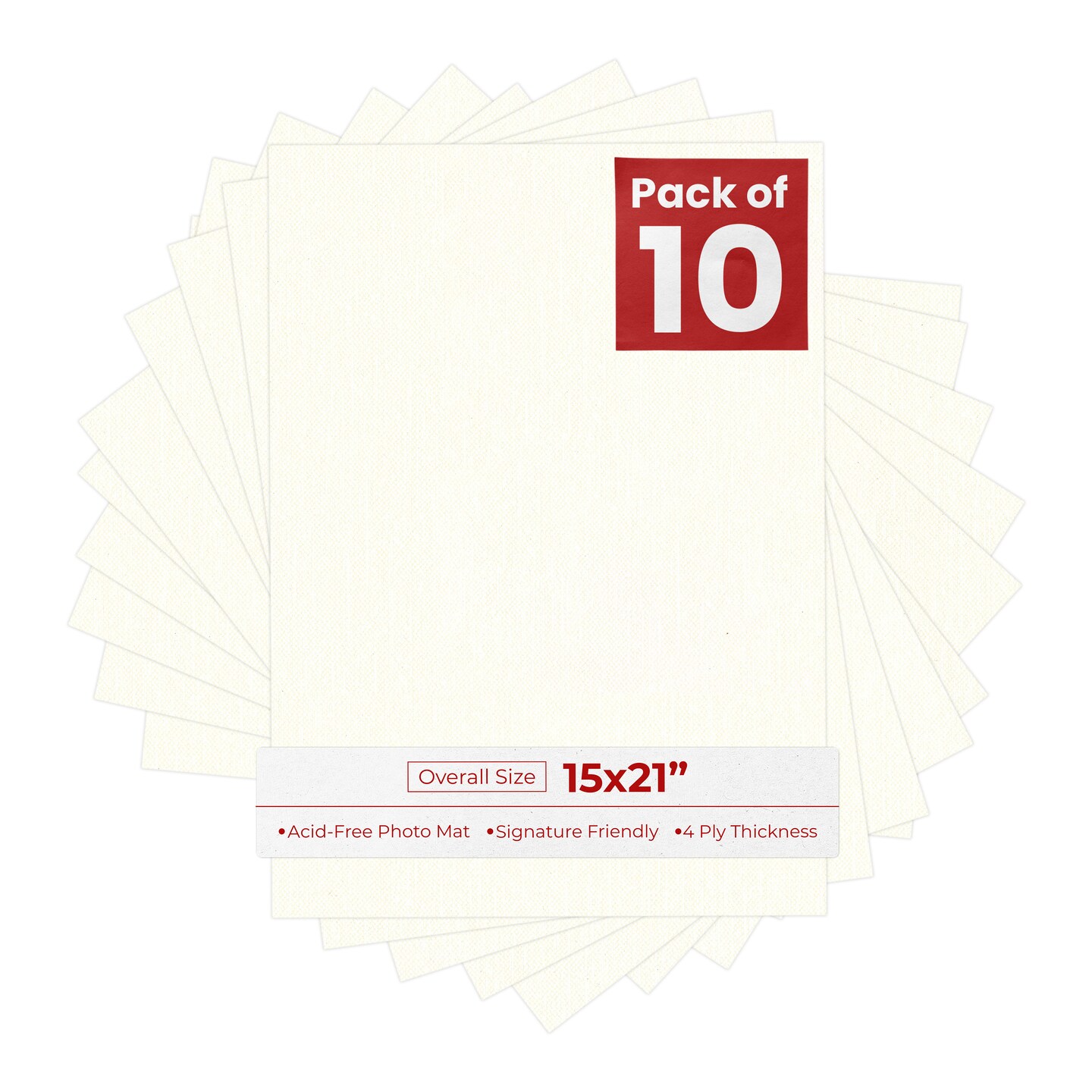 Beige Canvas 15x21 Uncut Mat Board - Blank Sheets, No Opening, Color ...