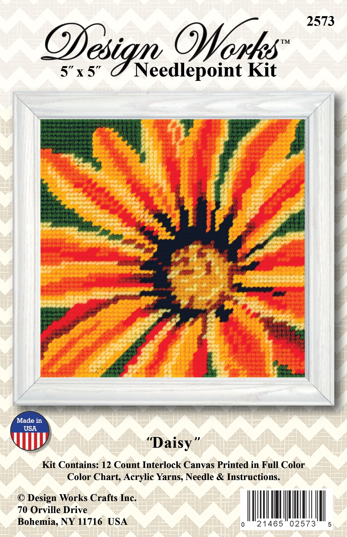Design Works Needlepoint Kit 5"X5"-Daisy | Michaels