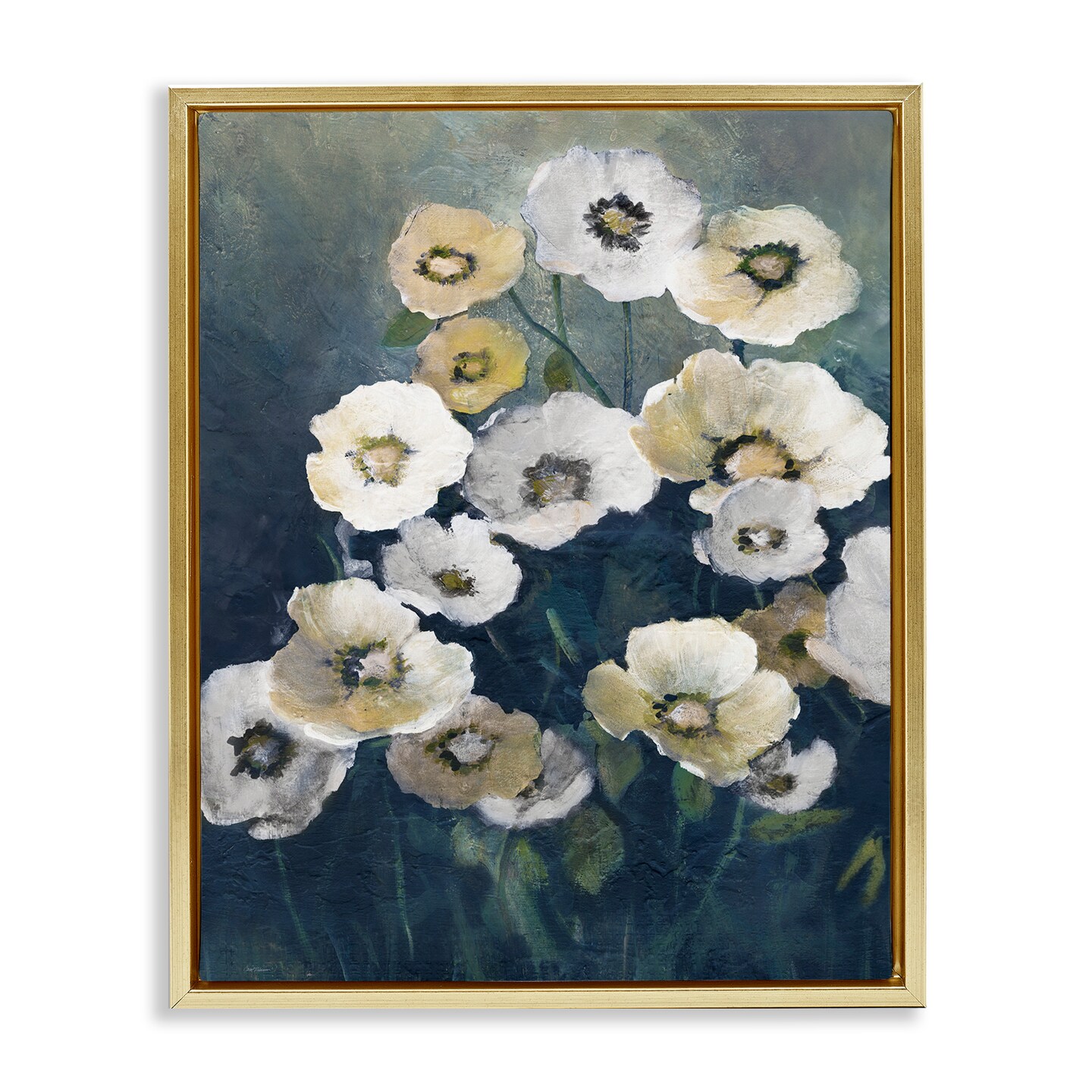 Stupell Industries Blooming Poppy Flowers Floating Frame By Carol ...