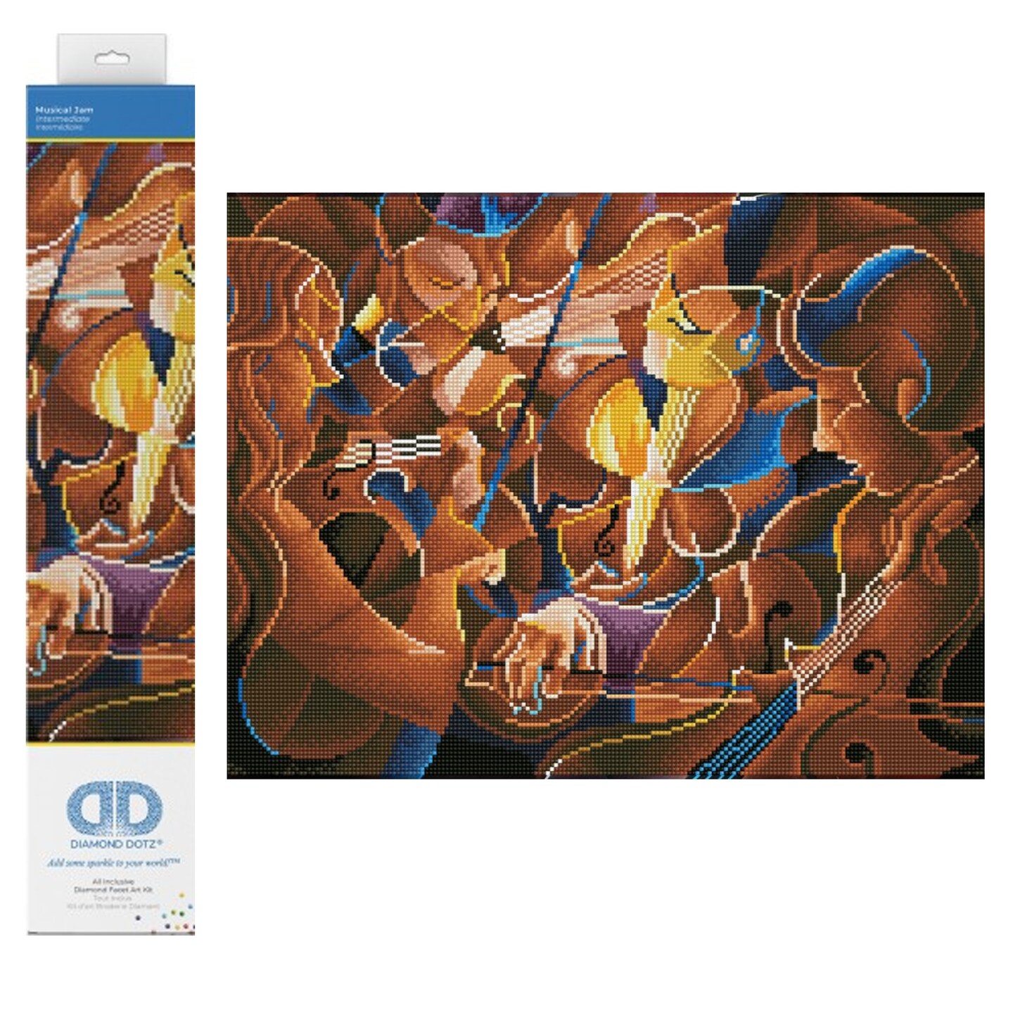 Diamond Dotz Musical Jam Symphony Diamond Painting Kits for Adults ...