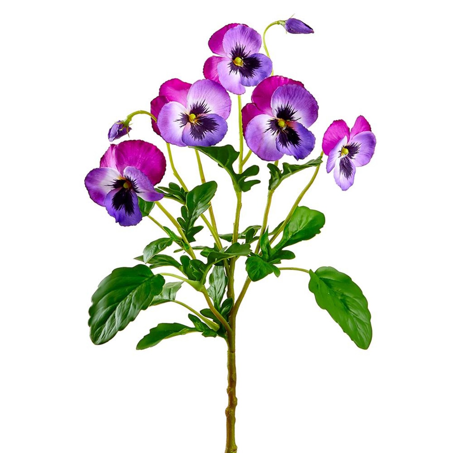 Allstate Two Tone Pansy Artificial Floral Spray - 26" - Purple | Michaels