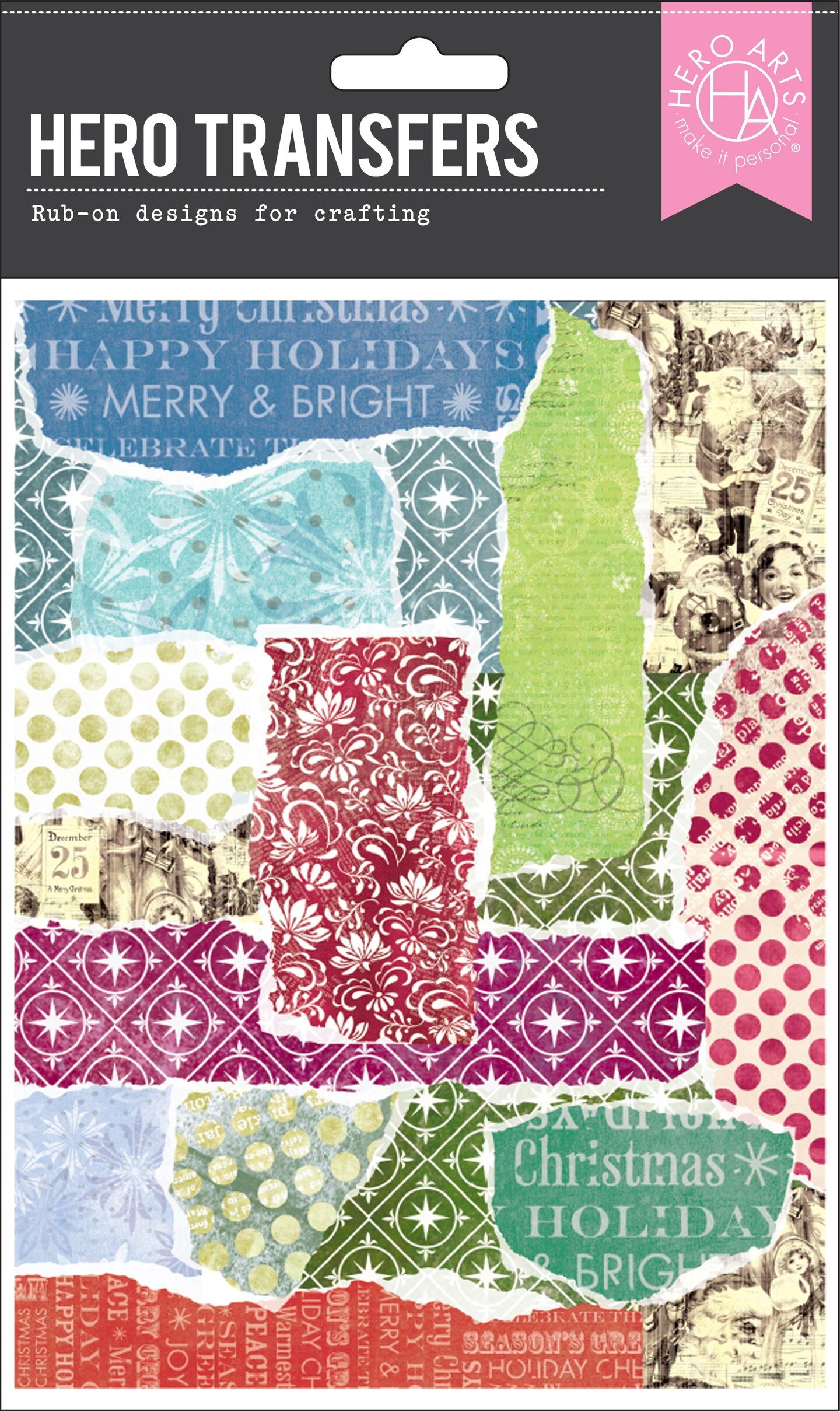 Hero Arts Hero Transfers-Festive Paper Collage | Michaels