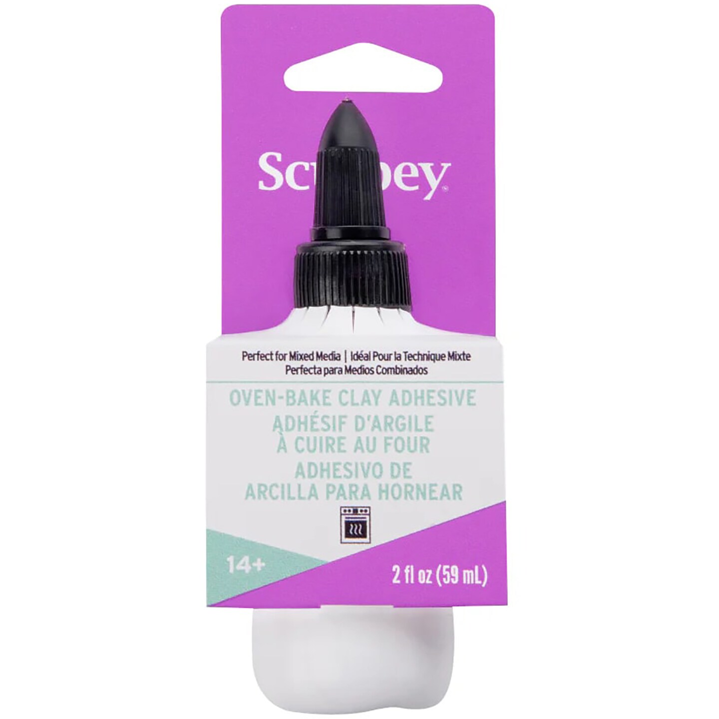Sculpey: Oven-Bake Clay Adhesive - 2 fl oz - Bakeable Adhesive, Add ...