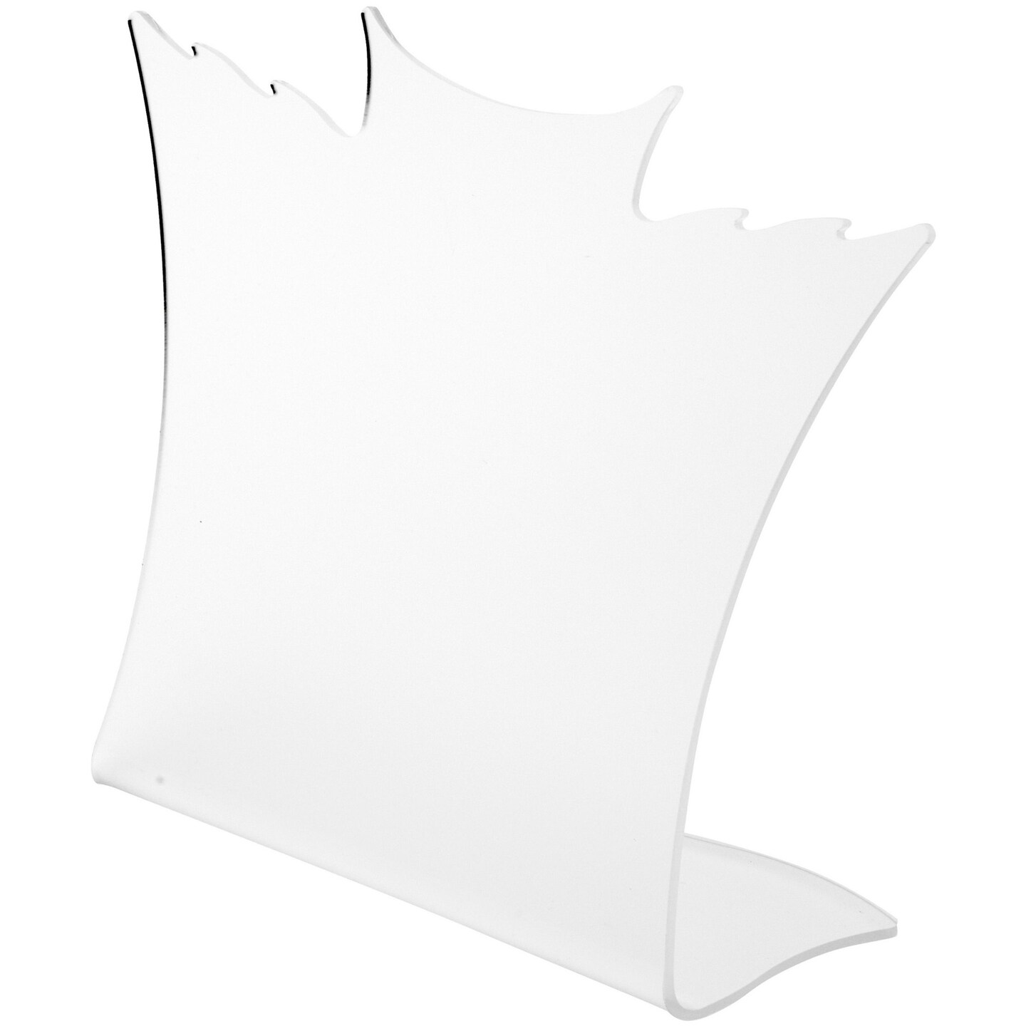 Plymor Frosted Acrylic Winged Necklace Display Stand, 8.5" W x 3" D x 7 ...