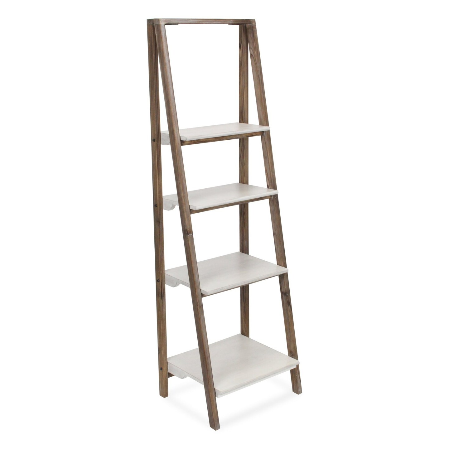 Contemporary Home Living 4-Tier Foldable Handmade Display Shelf - 61.25 ...