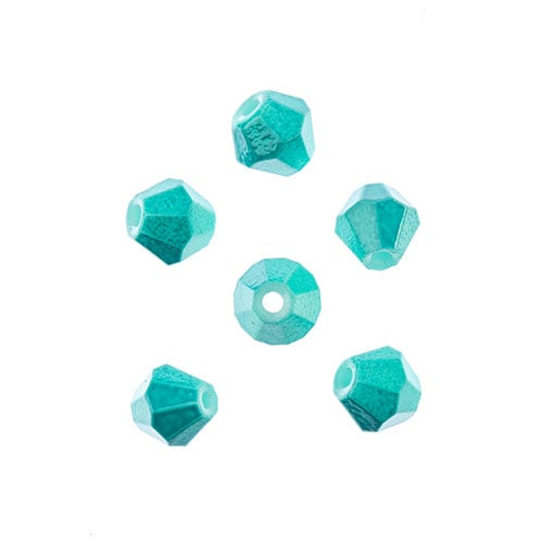 Crystal Lane DIY 2-Strand 7in Opaque Finish Glass Bicone Bead Strands ...