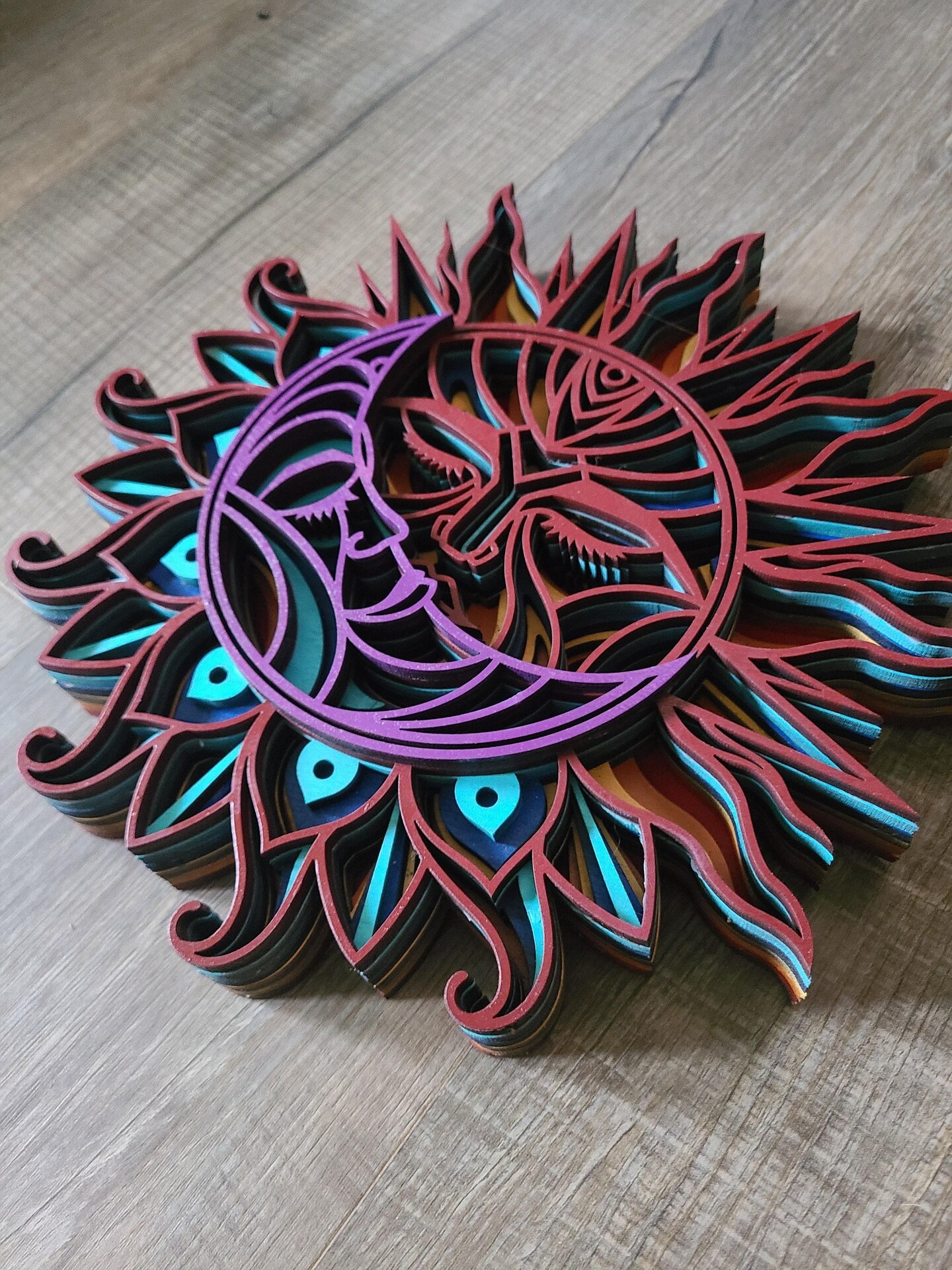 Sun and Moon Layered Art | MakerPlace by Michaels
