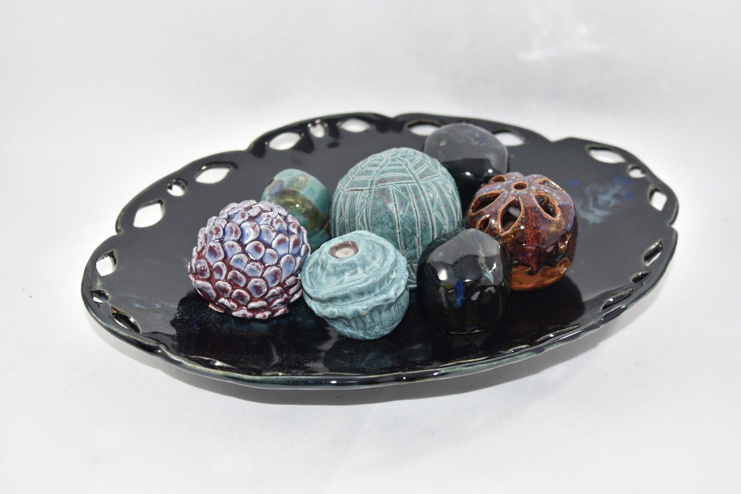 Decorative Centerpiece Bowl with Orbs, Spheres and Balls | MakerPlace ...