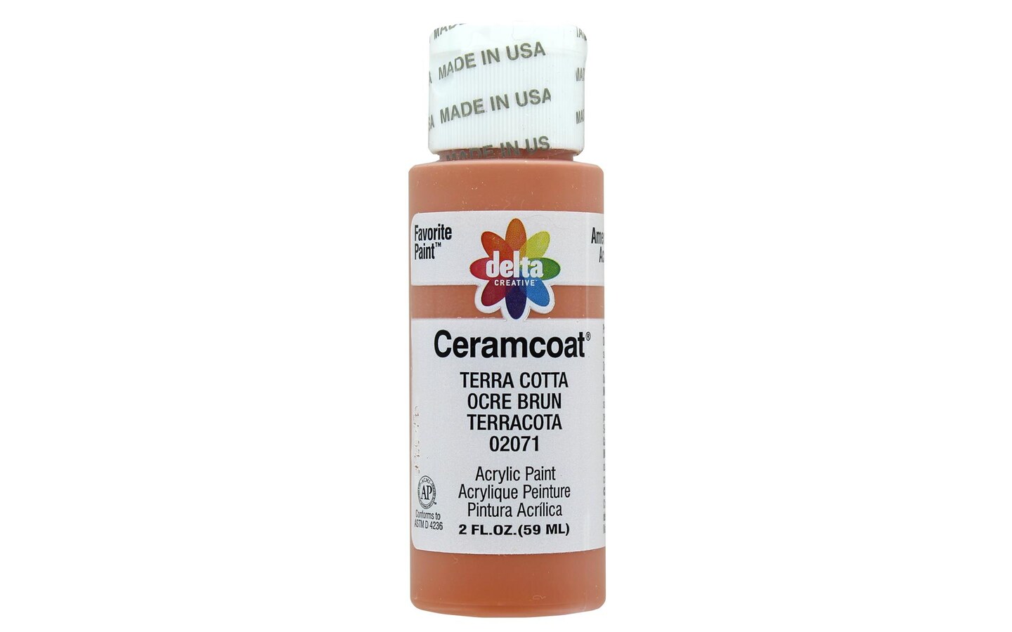 Delta Ceramcoat Acrylic 2oz Terra Cotta | Michaels