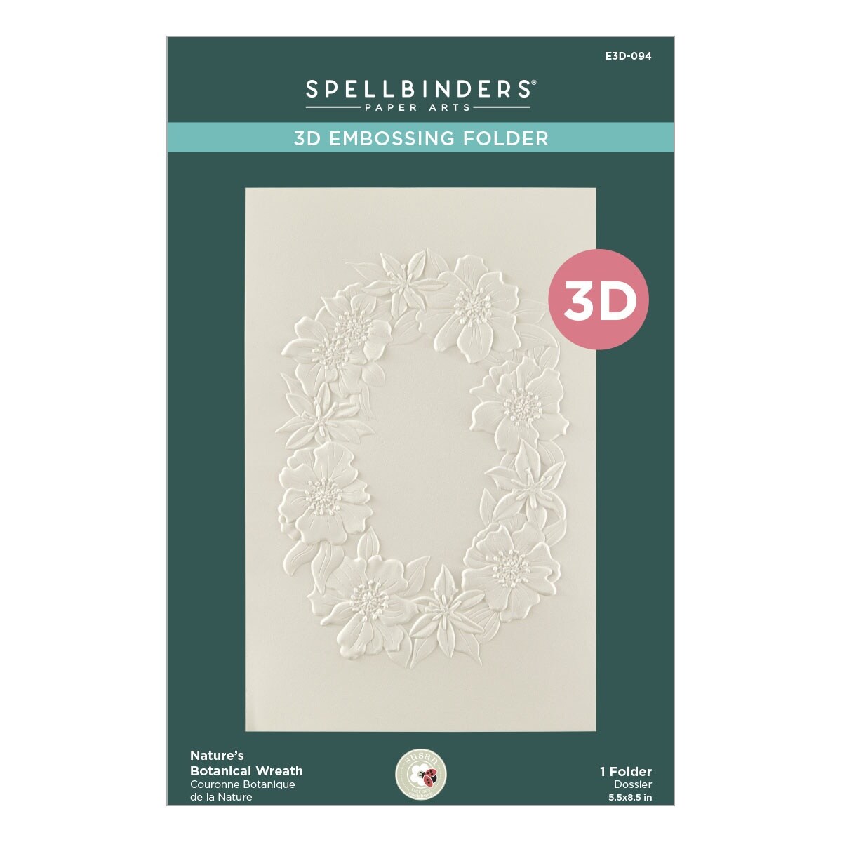 Spellbinders 3D Embossing Folder By Susan Tierney-Cockburn-Nature's ...