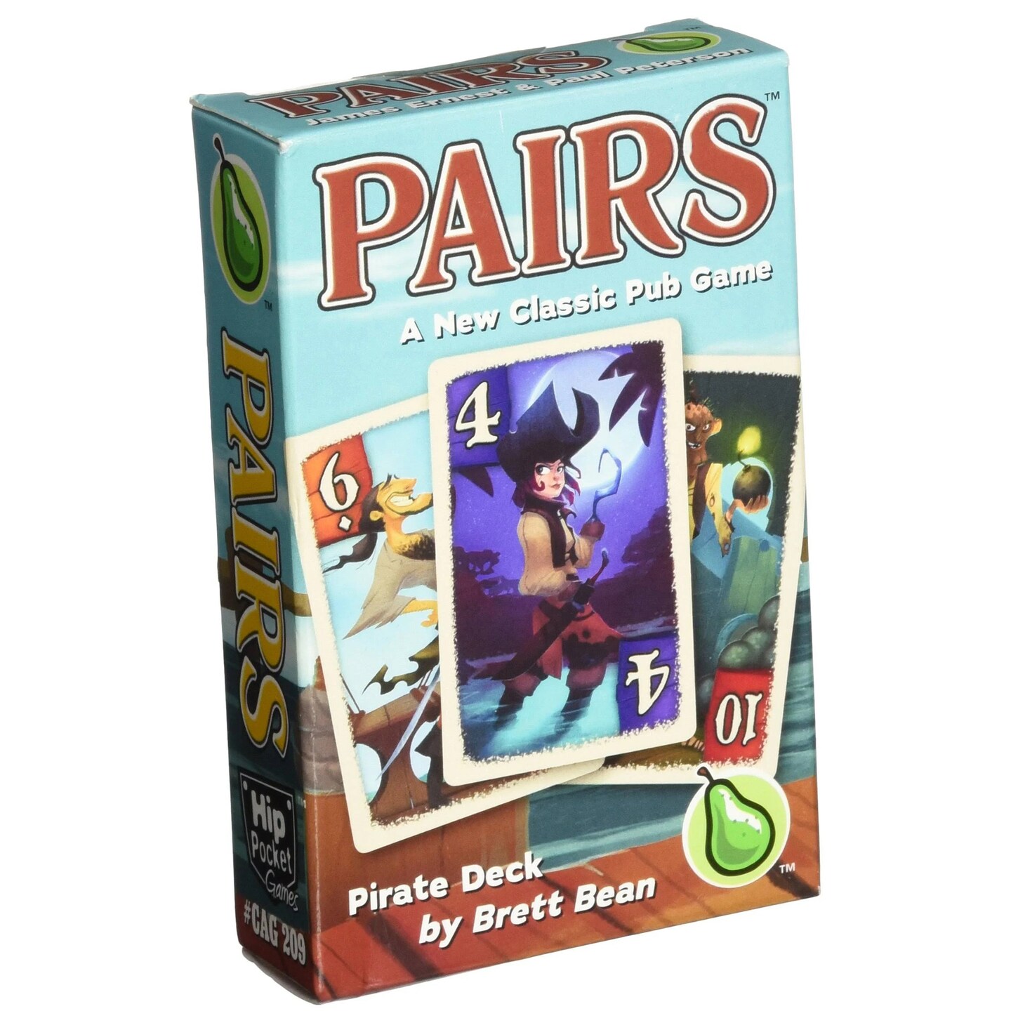 Pairs: Pirate Deck - Cheapass Games, Themed Press Your Luck Card Game ...
