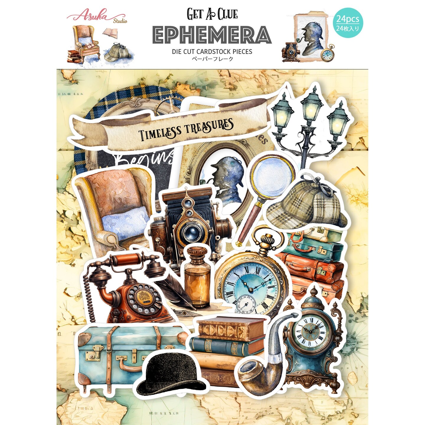 Memory Place Ephemera Cardstock Die-Cuts-Get A Clue | Michaels