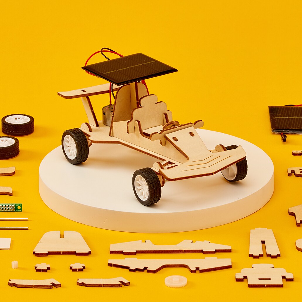 Solar Race Car DIY Kit, Free Personalization Included, Educational STEM ...