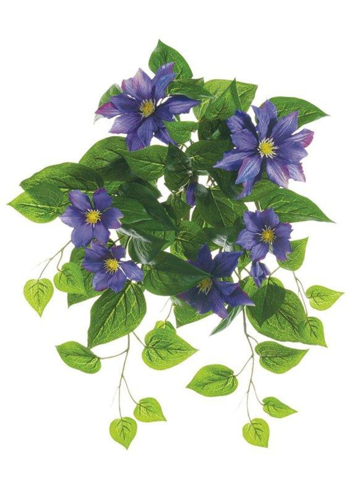 Allstate Artificial Morning Glory Floral Hanging Bush Spray - 20 ...