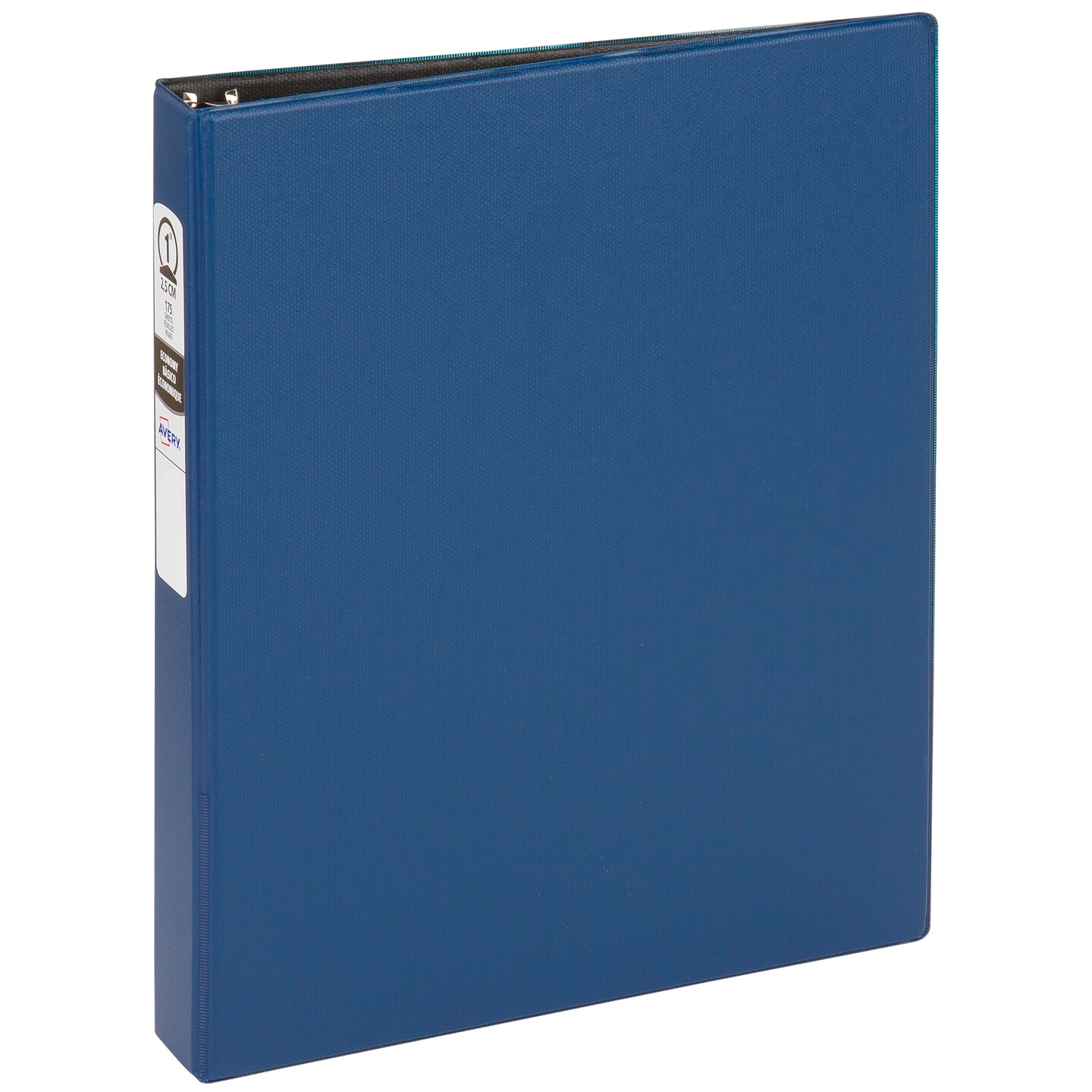 Avery Economy 3 Ring Binder, 1" Round Rings, 1 Blue Binder (03300) - 12 ...
