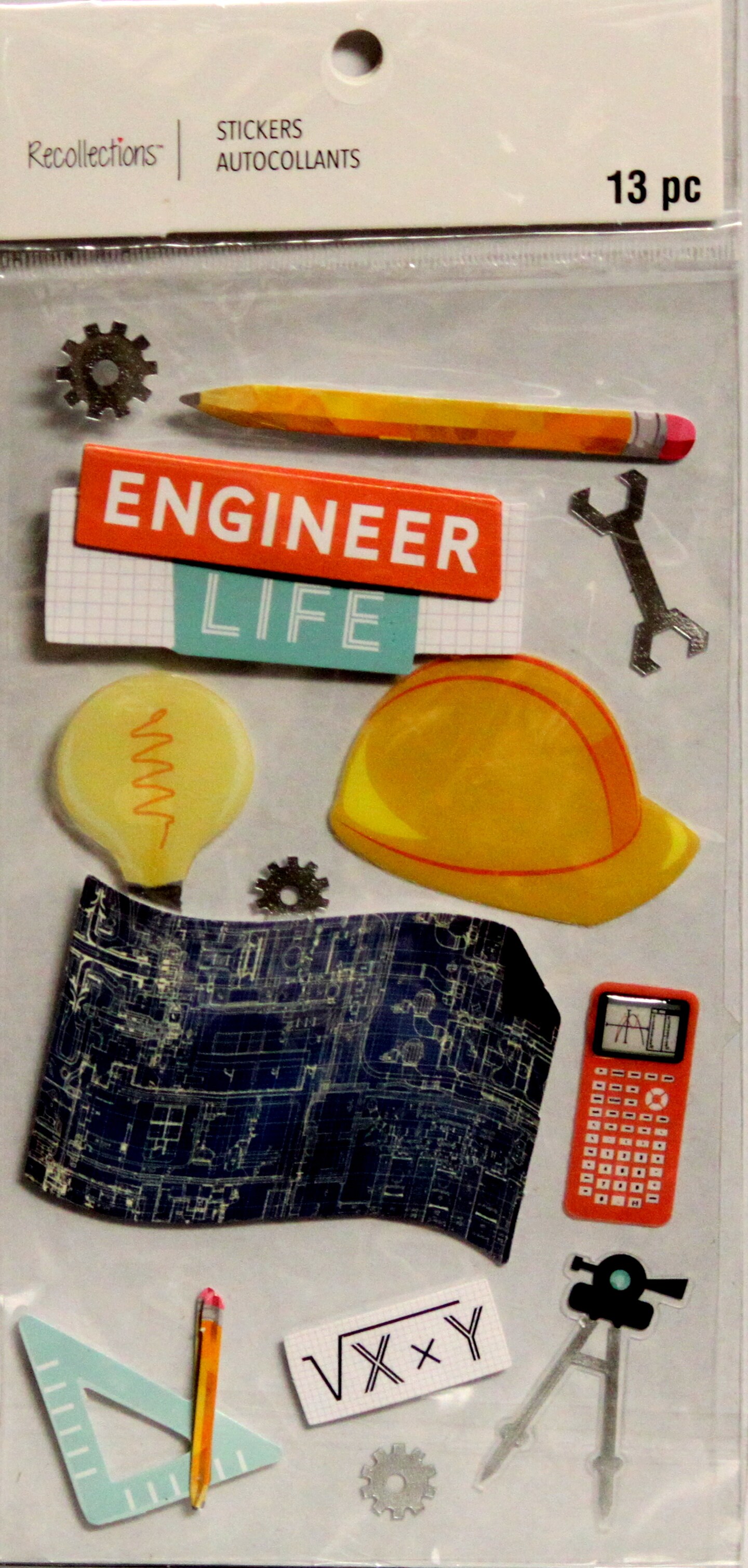Recollections Engineer Dimensional Stickers | Michaels