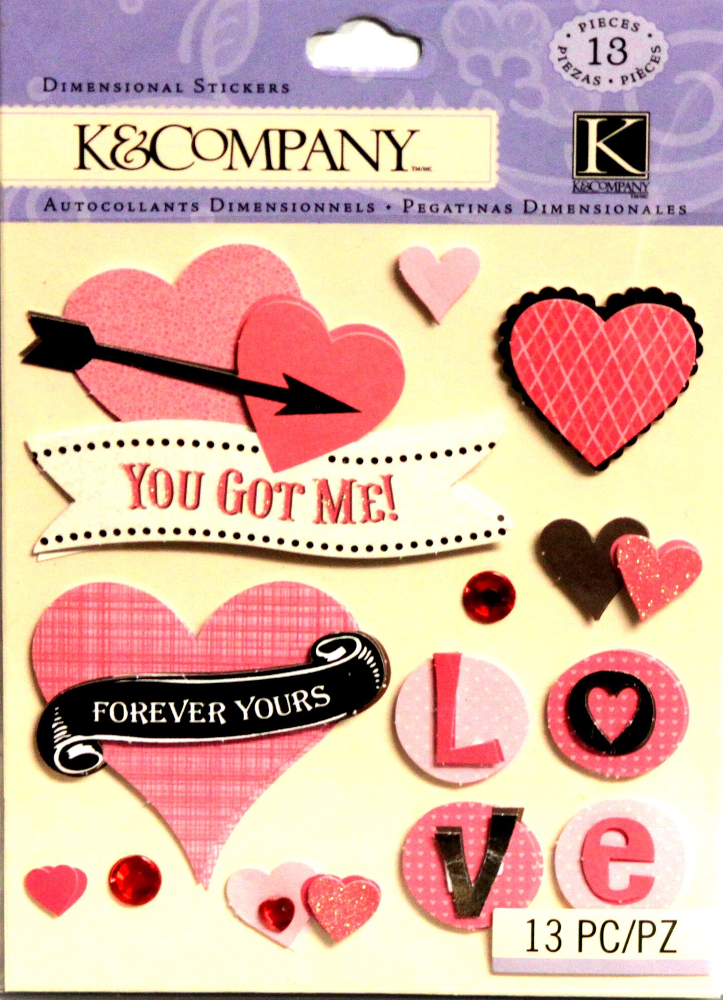 K & Company Forever Yours Dimensional Stickers | Michaels
