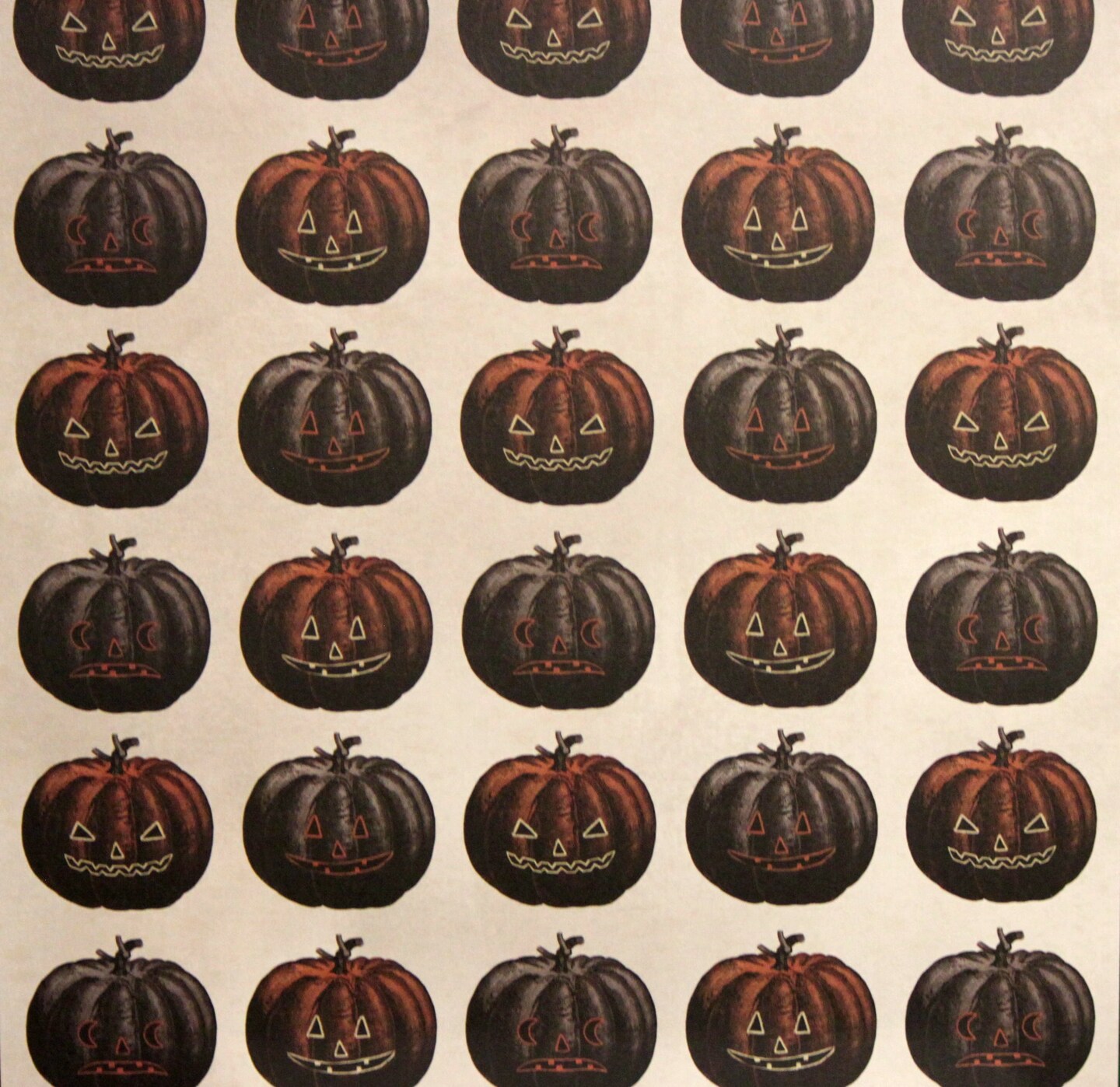 Park Lane Halloween Jack-O-Lanterns 12 x 12 Lt. Cardstock Paper | Michaels