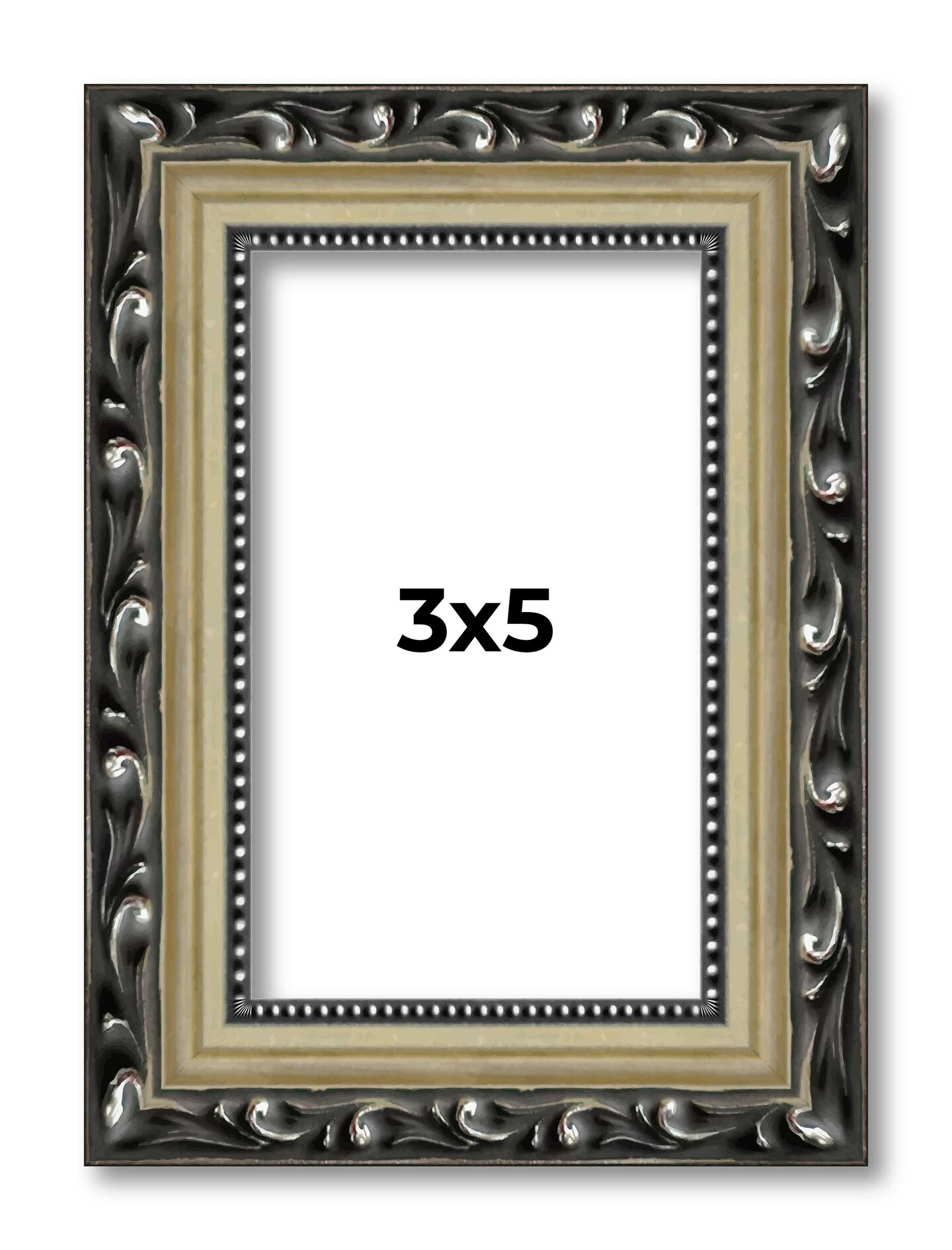 3x5 Museum-Quality Picture Frame with UV-Resistant Acrylic & Acid-Free ...
