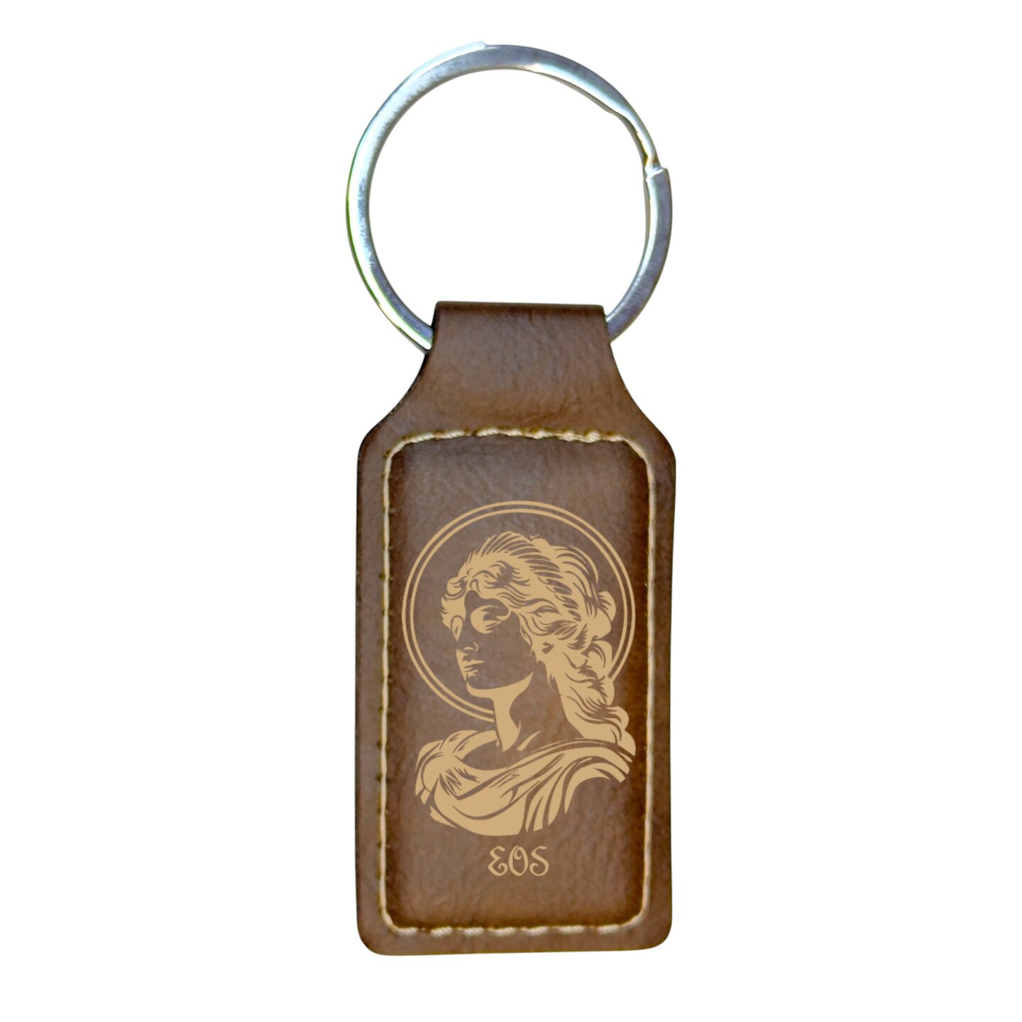 Keychain - Rectangle - Eos Goddess of Dawn - Leather | Michaels