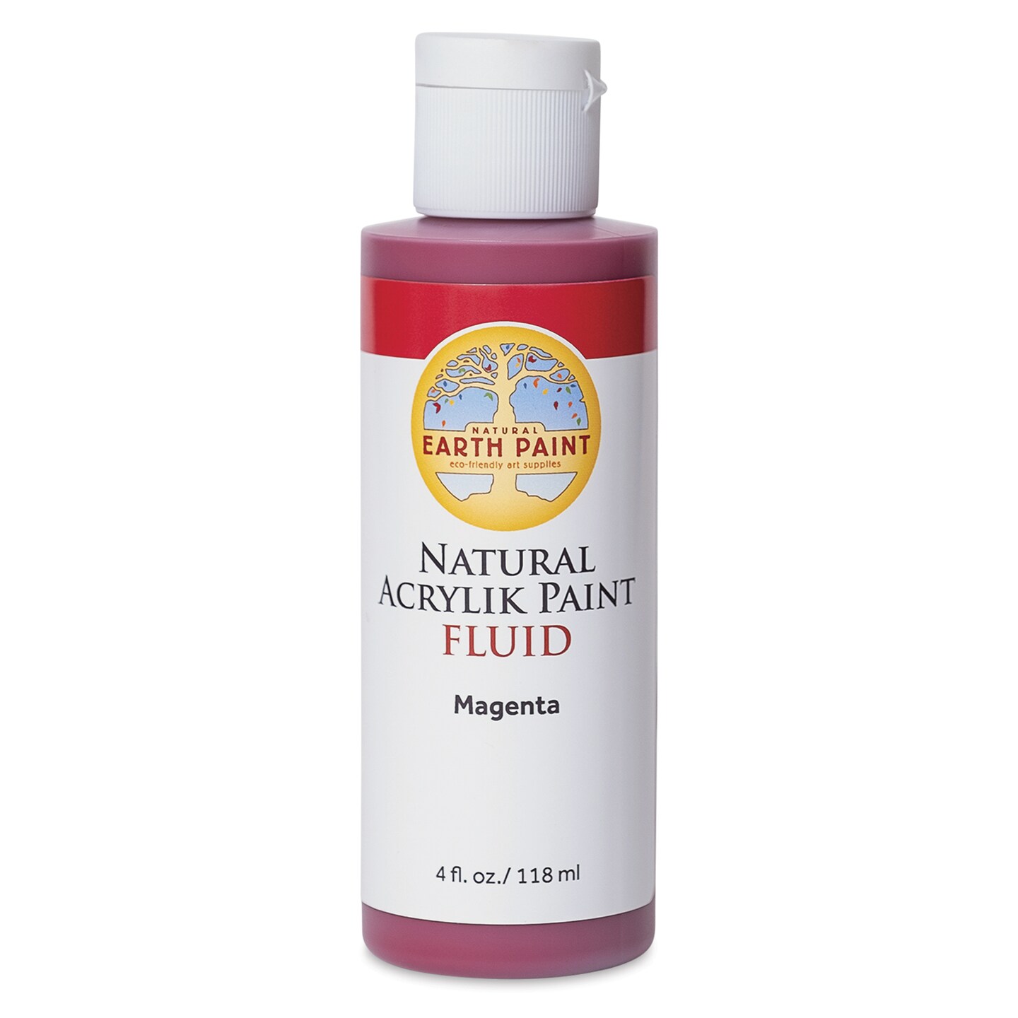 Natural Earth Paint Natural Fluid Acrylik Paint - Magenta, 118 ml ...