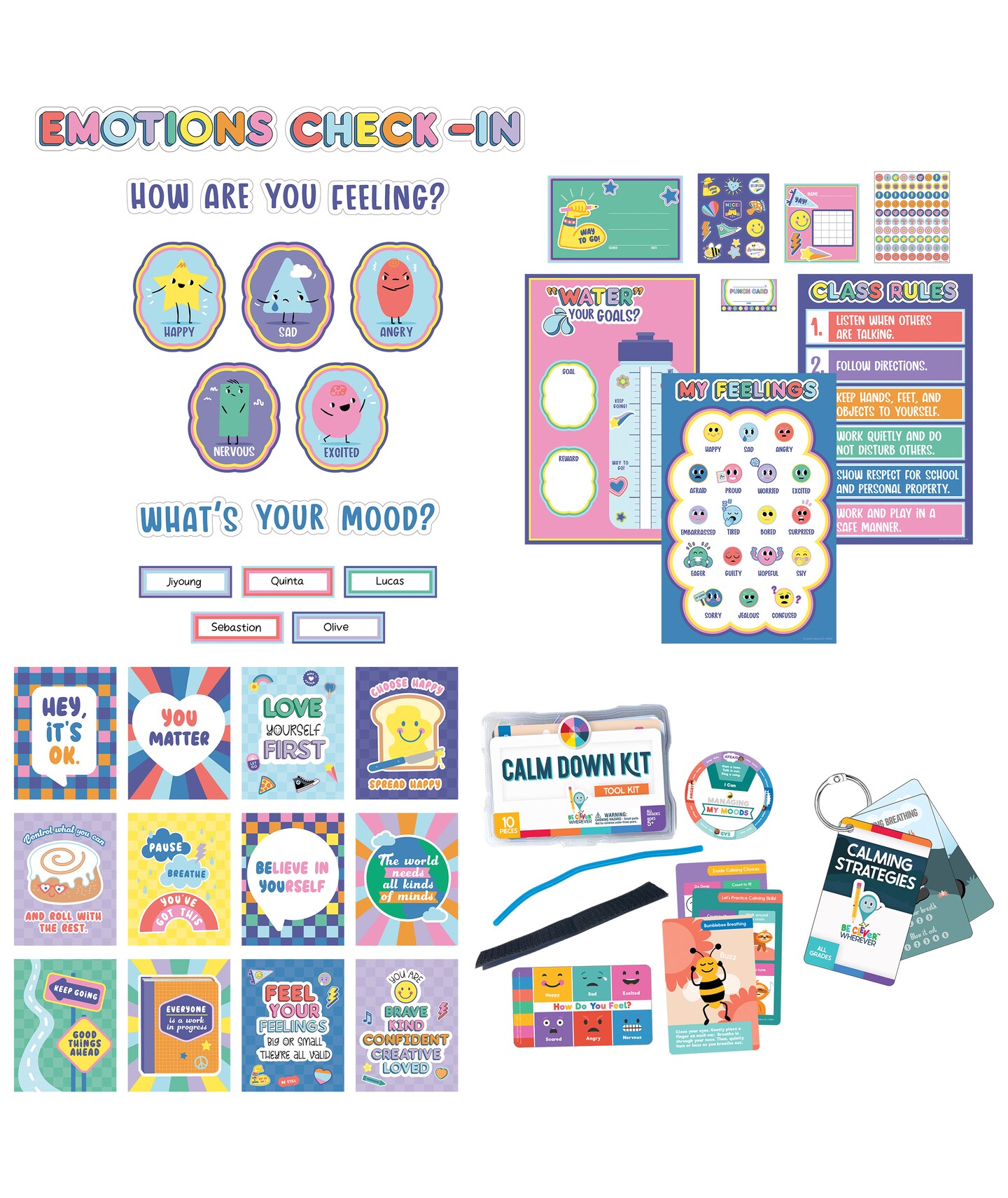 Carson Dellosa We Stick Together 191Pc Social Emotional Learning ...