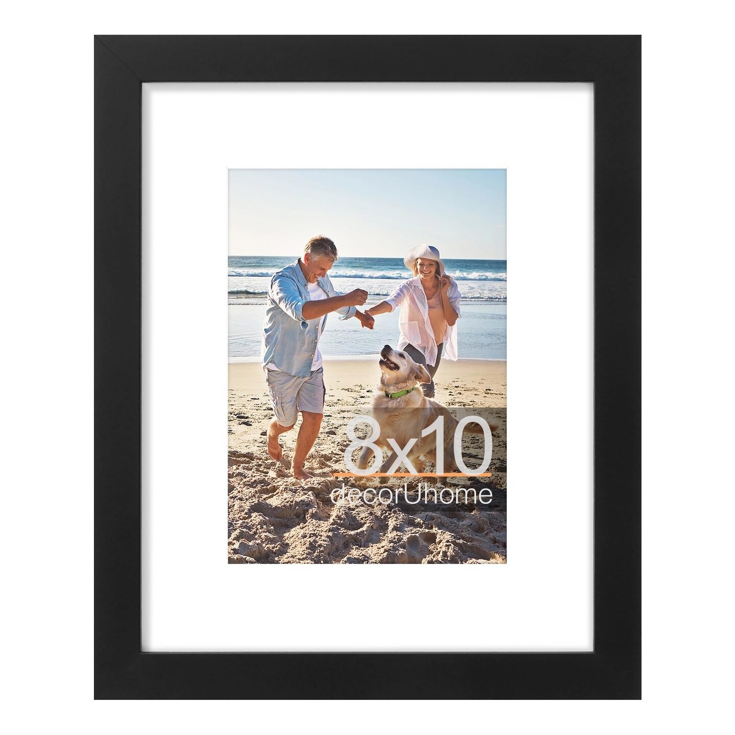 8x10 Picture Frame, Display Pictures 5x7 with Mat or 8x10 without Mat ...